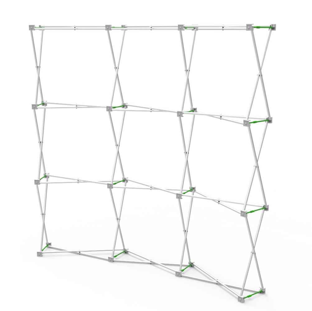 10ft Straight Velcro Fabric Pop Up Display - Ecoprinting 10ft Straight Velcro Fabric Pop Up Display - Ecoprinting